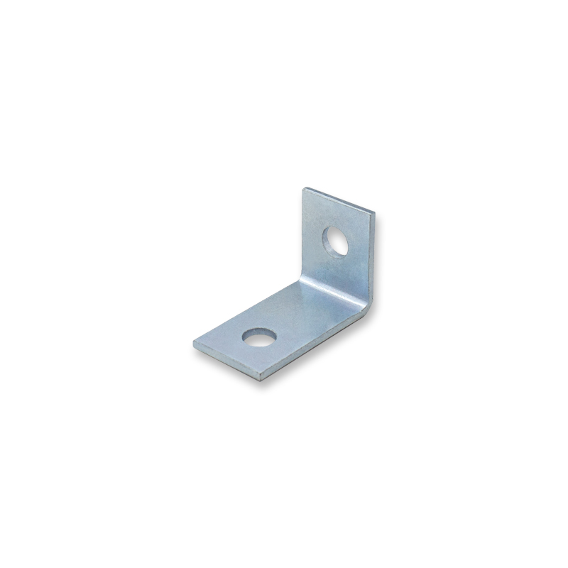 90° Angle Clip w/ 1/4" Holes - 14 gauge - Doc’s Industries, Inc.